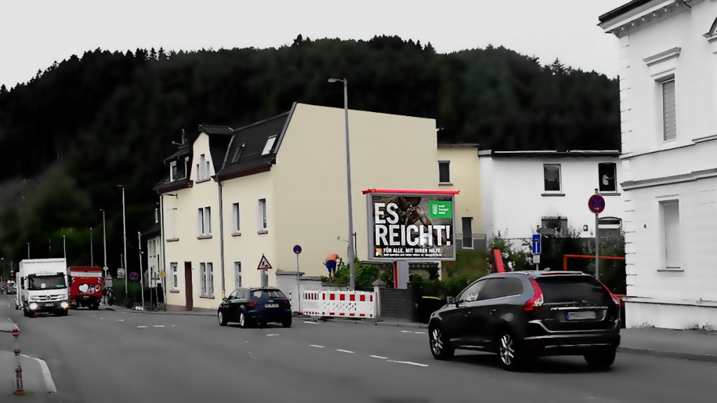 Wir bringen Sie auf unserer City-Star-Werbeanlage in Werdohl GROSS raus ...